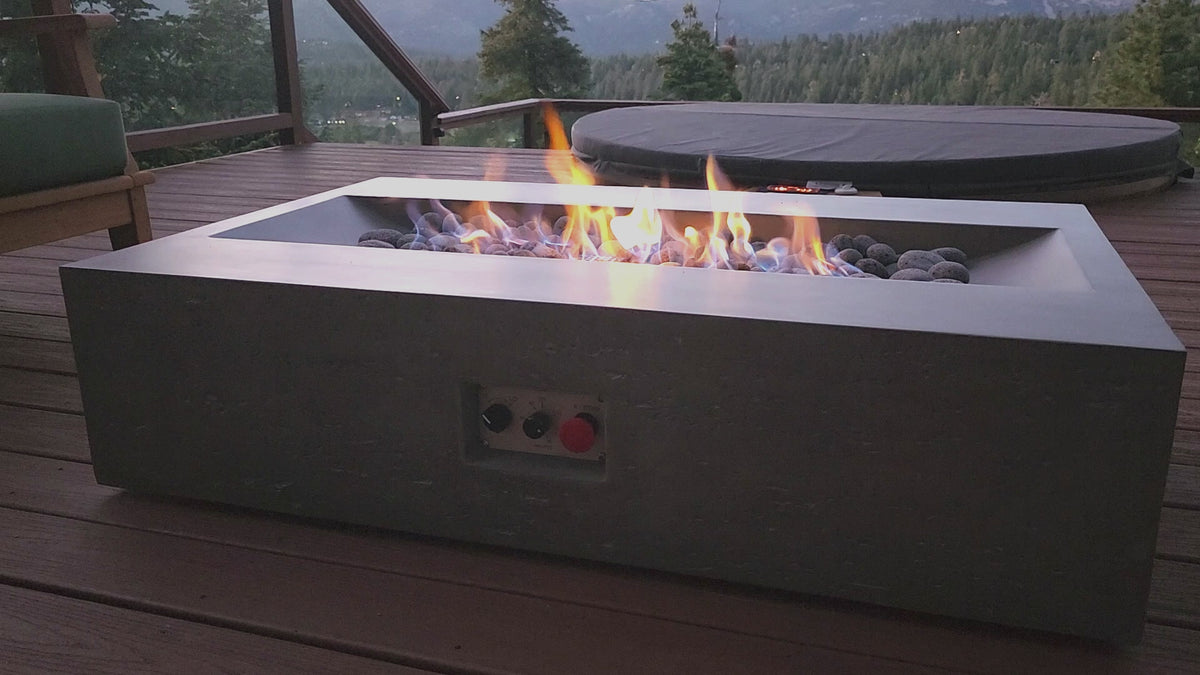 Commercial Concrete Fire Pit for Premium Outdoor Decor | PyroMania